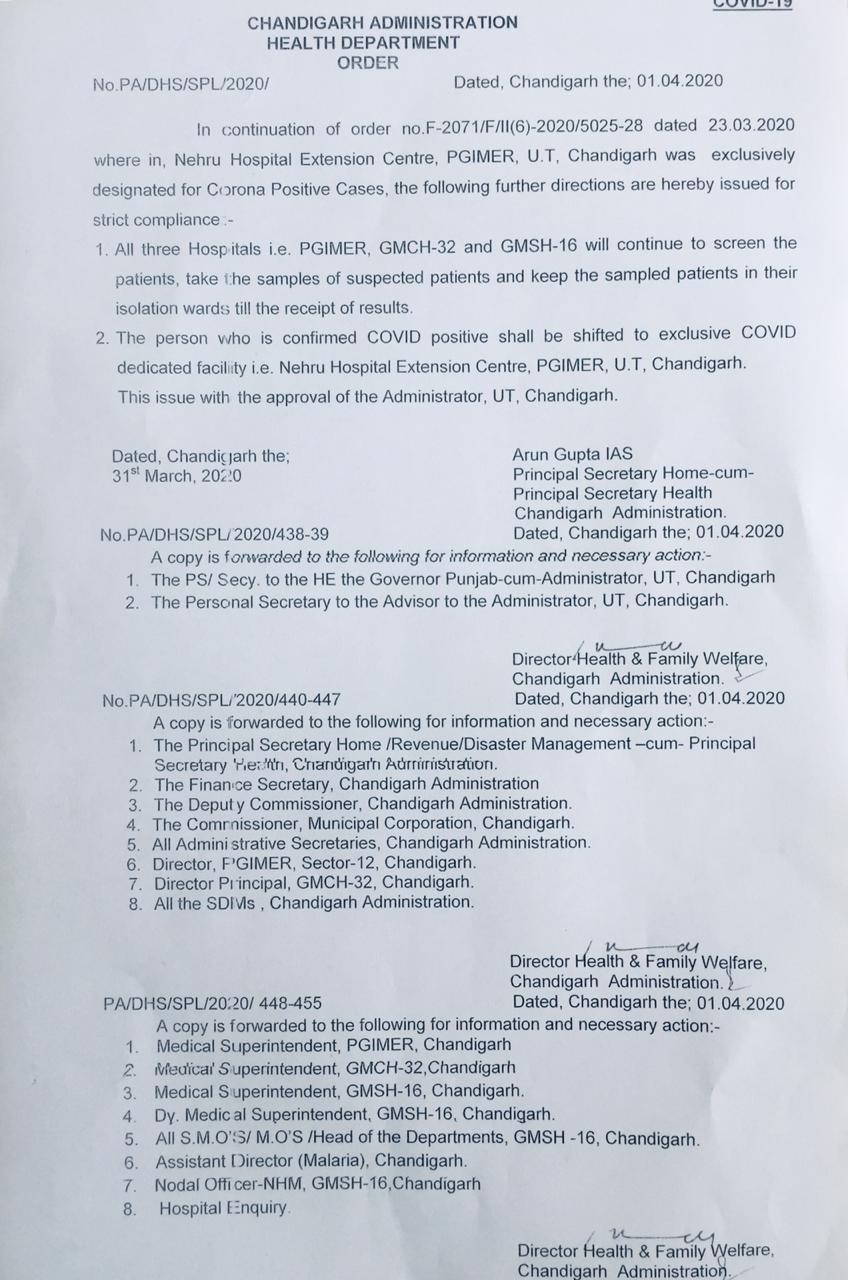 Converting PGI as COVID Hospital would be an UNSCIENTIFIC decision ...